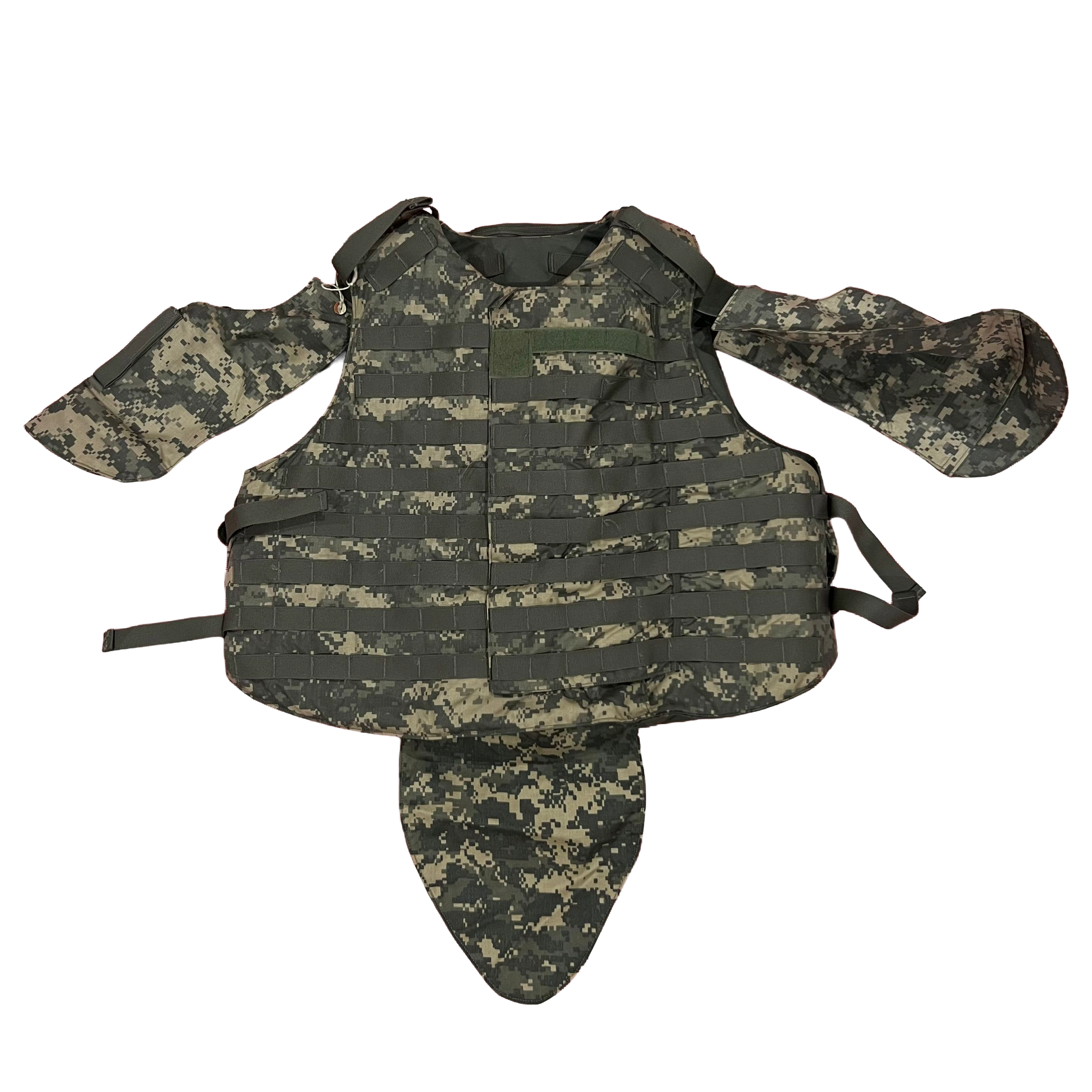 ACU protector Base Protective Vest Plate Carrier w/ Soft Armor Inserts ...